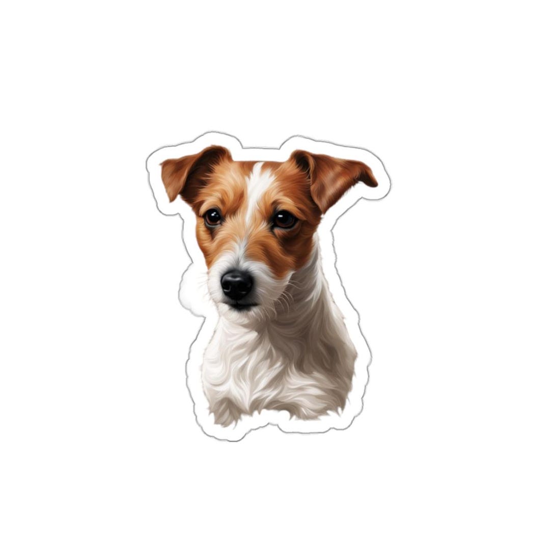 Jack Russell Terrier Die-cut Sticker, Jack Russell Terrier Sticker ...