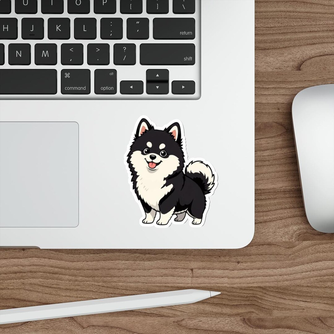 Japanese Spitz Die-cut Sticker, Japanese Spitz Sticker, Dog Owner Gift ...