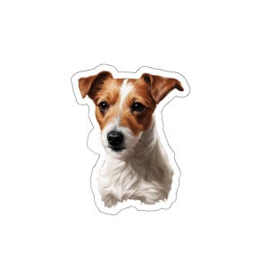 Jack Russell Terrier Die-cut Sticker, Jack Russell Terrier Sticker ...
