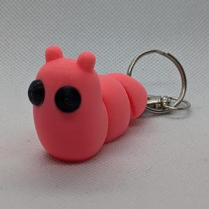 Slug Flexi Fidget Key Chain, Sensory Toy, 3D Printed Gift, Keychain ...