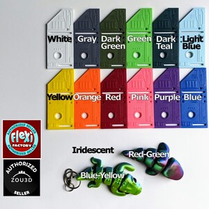 Triceratops Flexi Fidget Key Chain, Sensory Toy, 3D Printed Gift ...