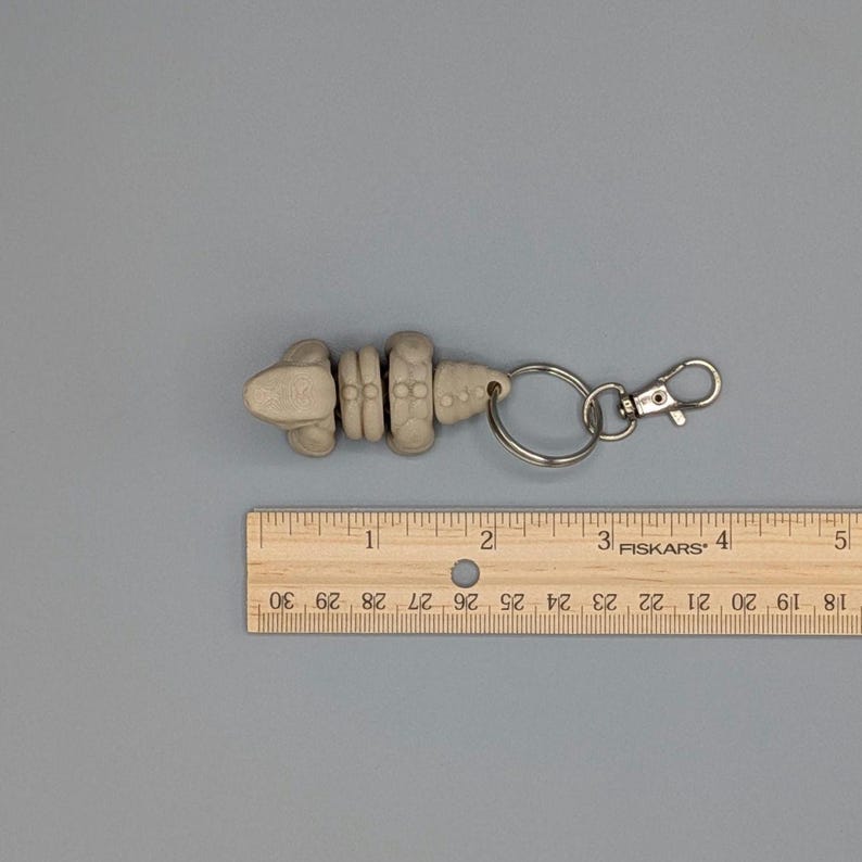 Brontosaurus Skeleton Flexi Fidget Key Chain, Sensory Toy, 3D Printed ...