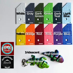 Turkey Flexi Fidget Key Chain, Sensory Toy, Animal Lovers 3D Printed ...