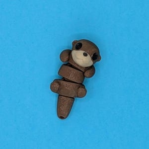 Otter Flexi Fidget Key Chain, Sensory Toy, 3D Printed Gift, Keychain ...