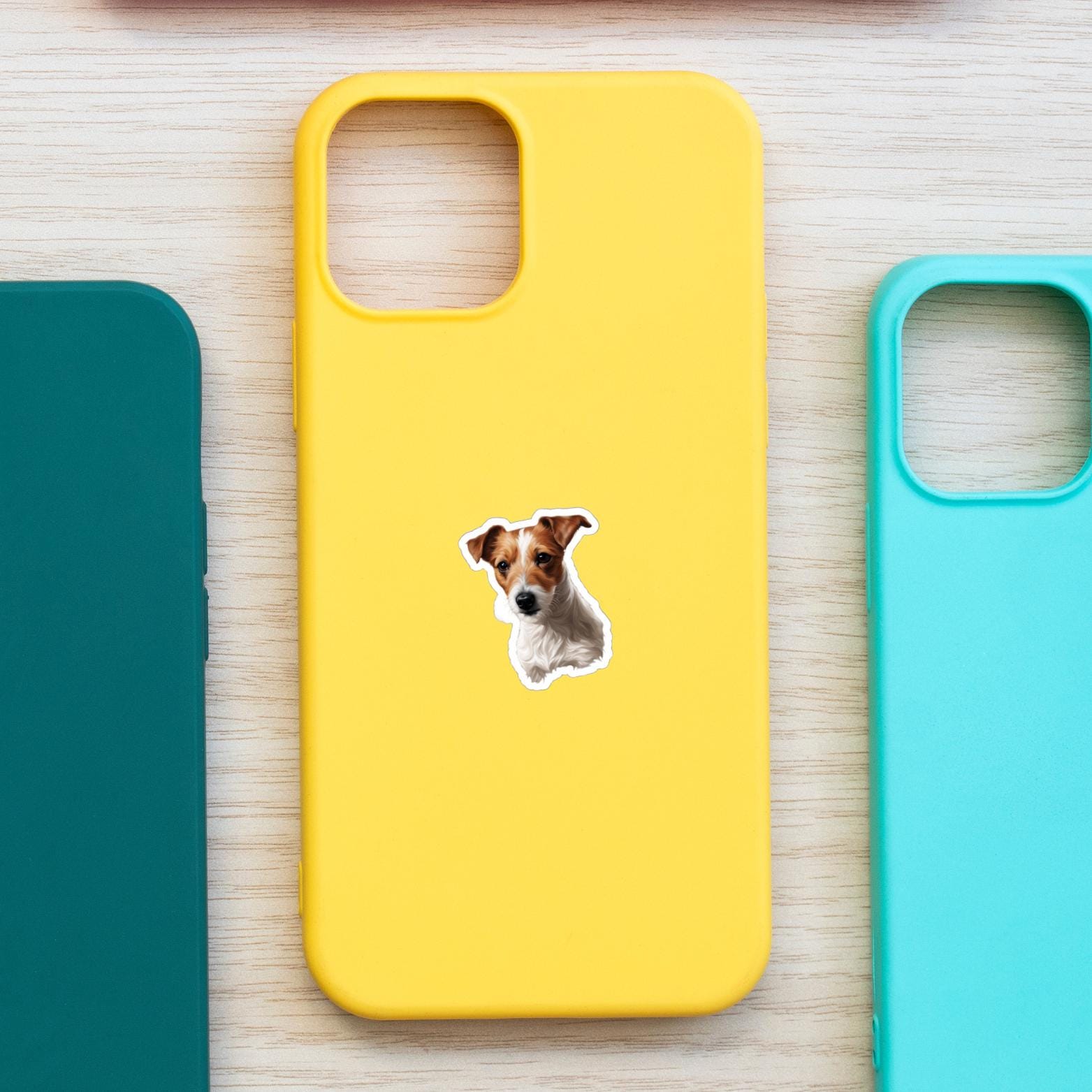 Jack Russell Terrier Die-cut Sticker, Jack Russell Terrier Sticker ...