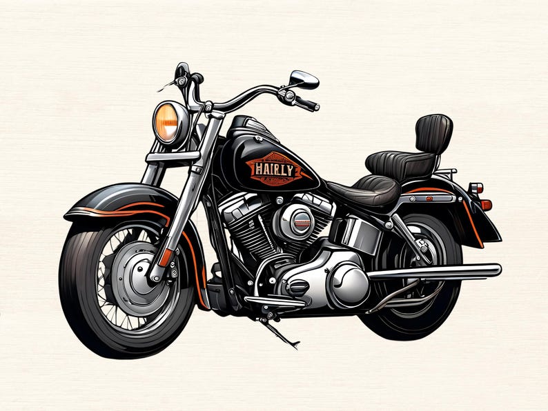 Motorcycle PNG Bundle | Motorcycle PNG Clipart | Classic Cruiser ...