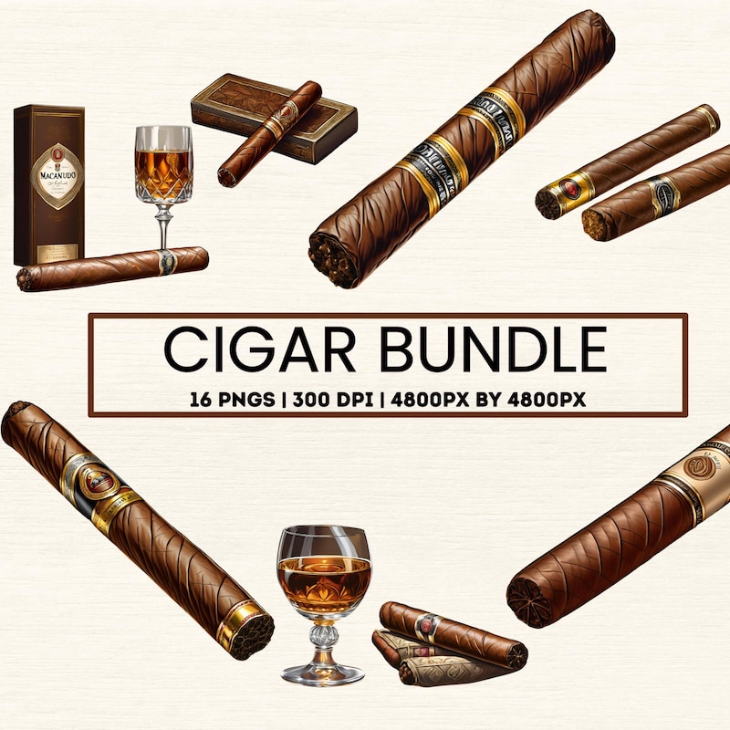 Cigar Svg Bundle - Etsy