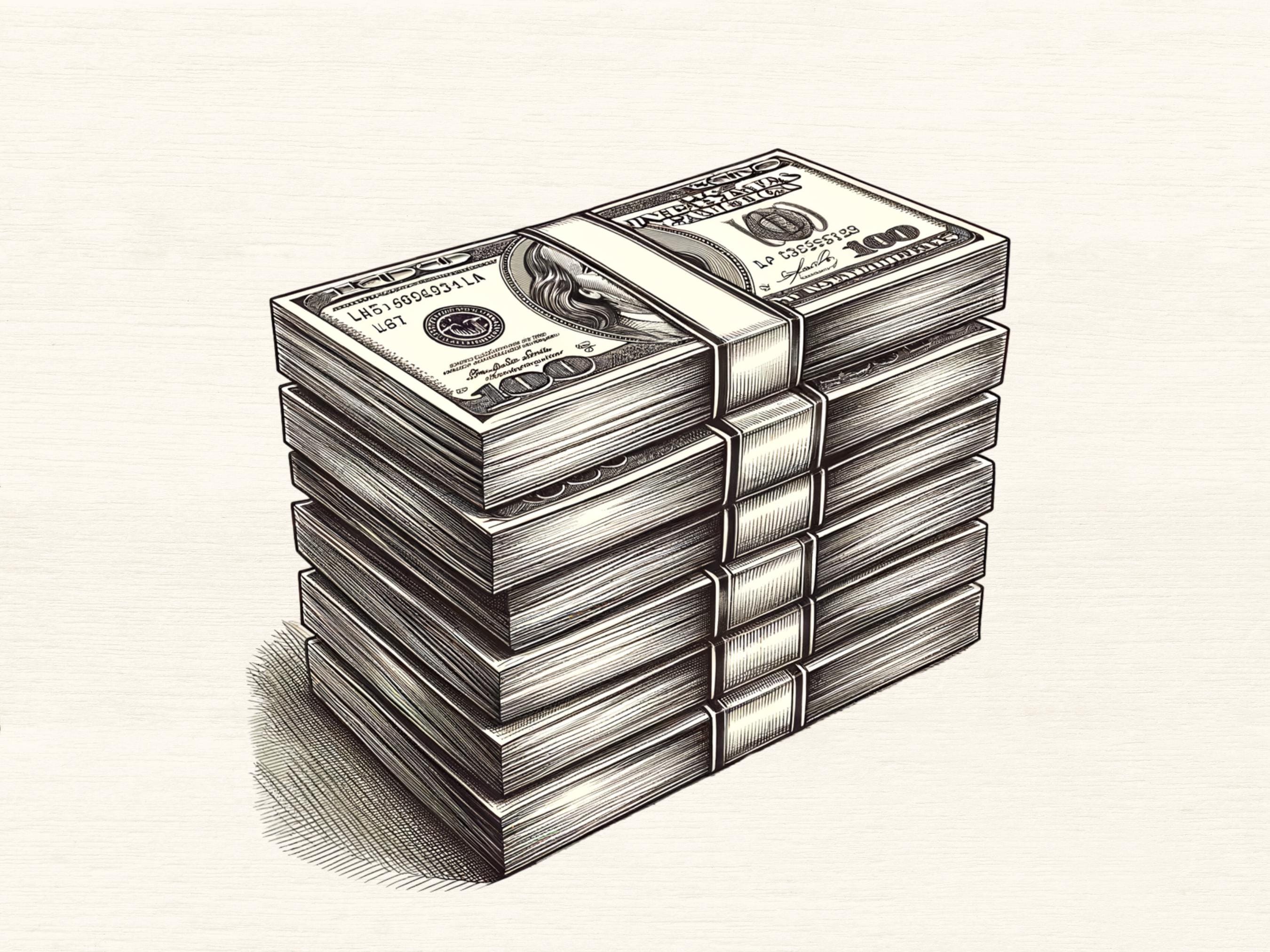 Stack of 100 Dollar Bills, High Quality MONEY PNG, STACK of Money ...