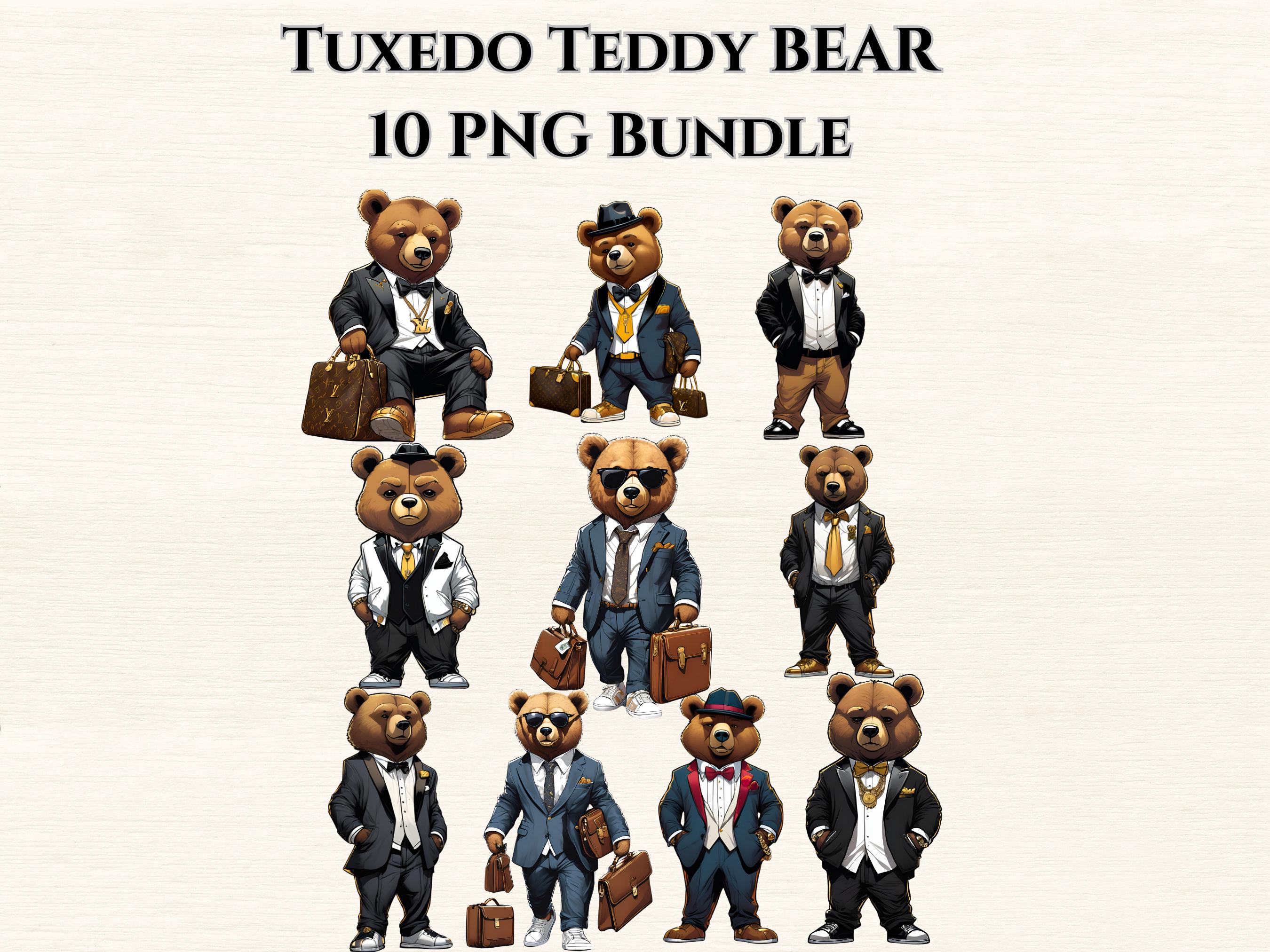 Tuxedo Teddy Bear Bundle Luxury Bears Teddy With Style Gangster Teddy Bear Businessman Teddy ...