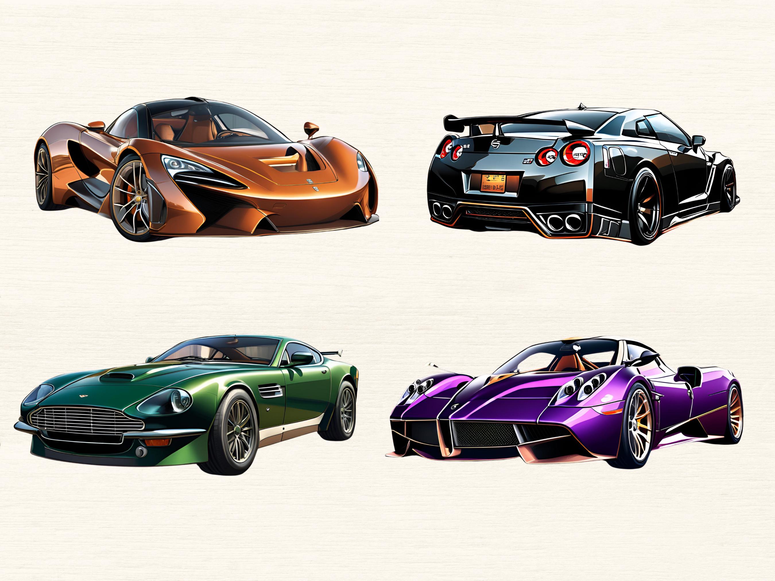 Super Car PNG Bundle | Sport Cars Clipart | Luxury Car Sublimation ...