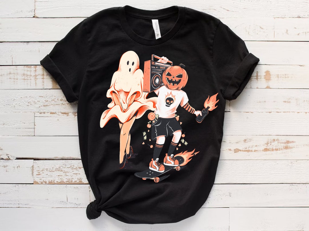 90s Retro PNG Pumpkin Ghoul PNG Retro Halloween Png Vintage Boombox Png ...