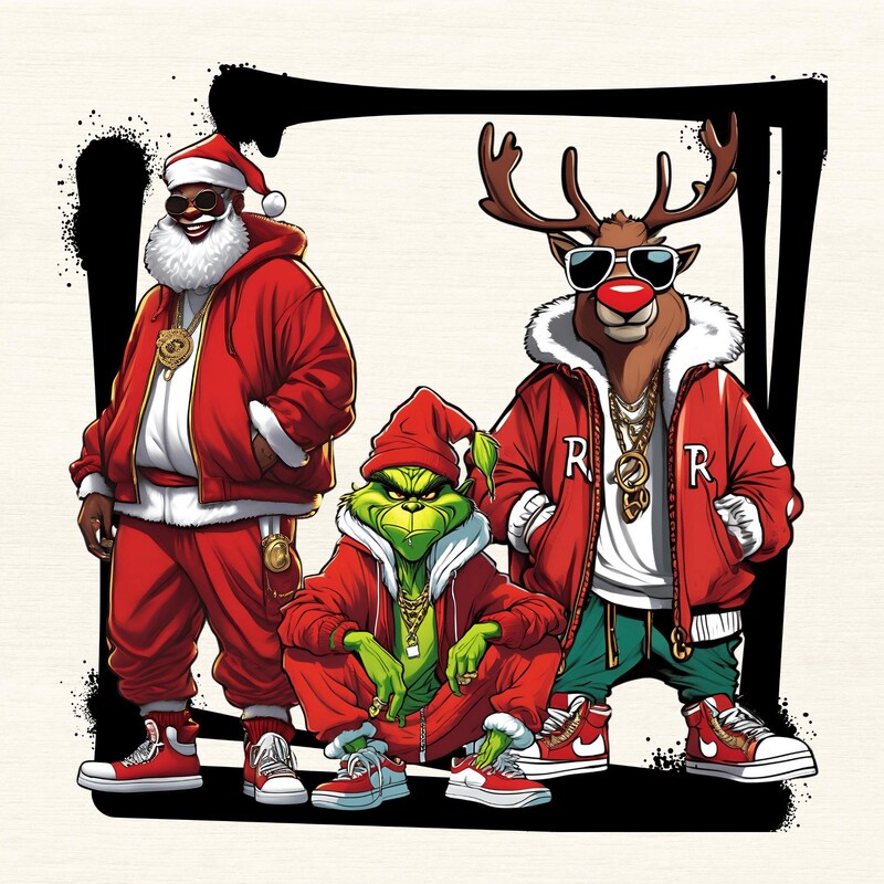 Gangster Grinch - Etsy