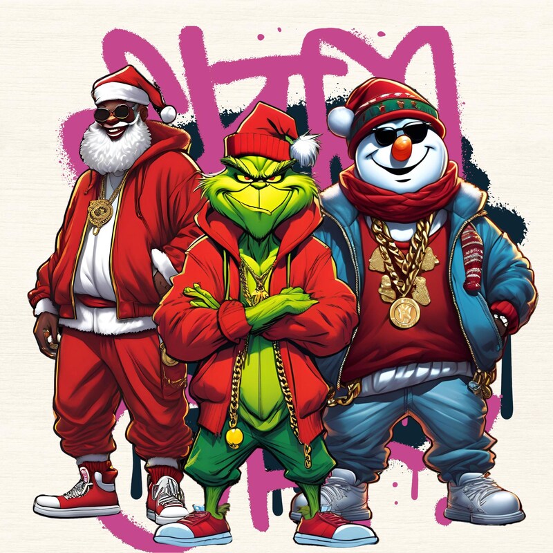 Gangster Grinch - Etsy