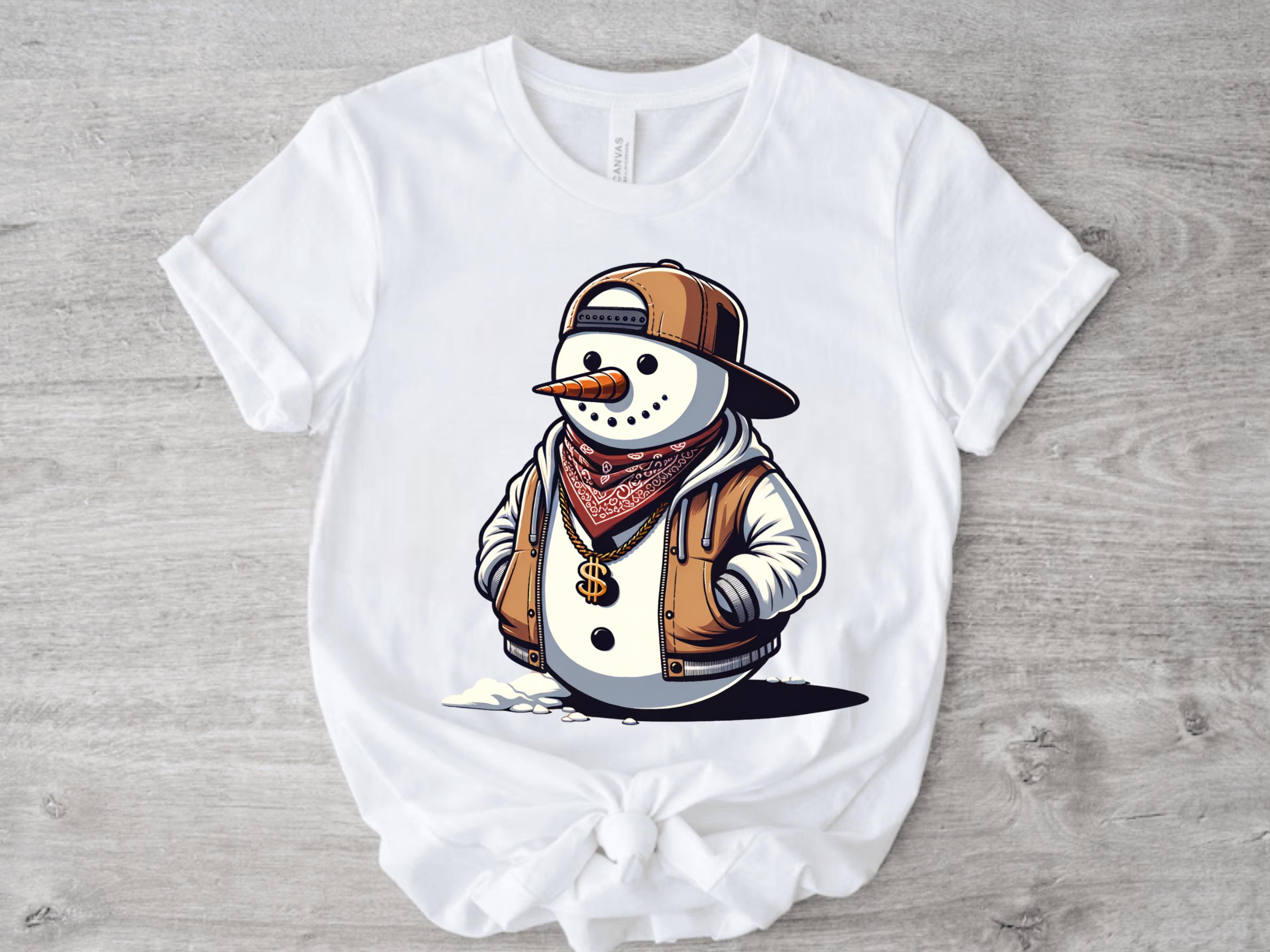 Hip Hop Snowman PNG Thug Life Winter Character PNG Gangster Snowman ...
