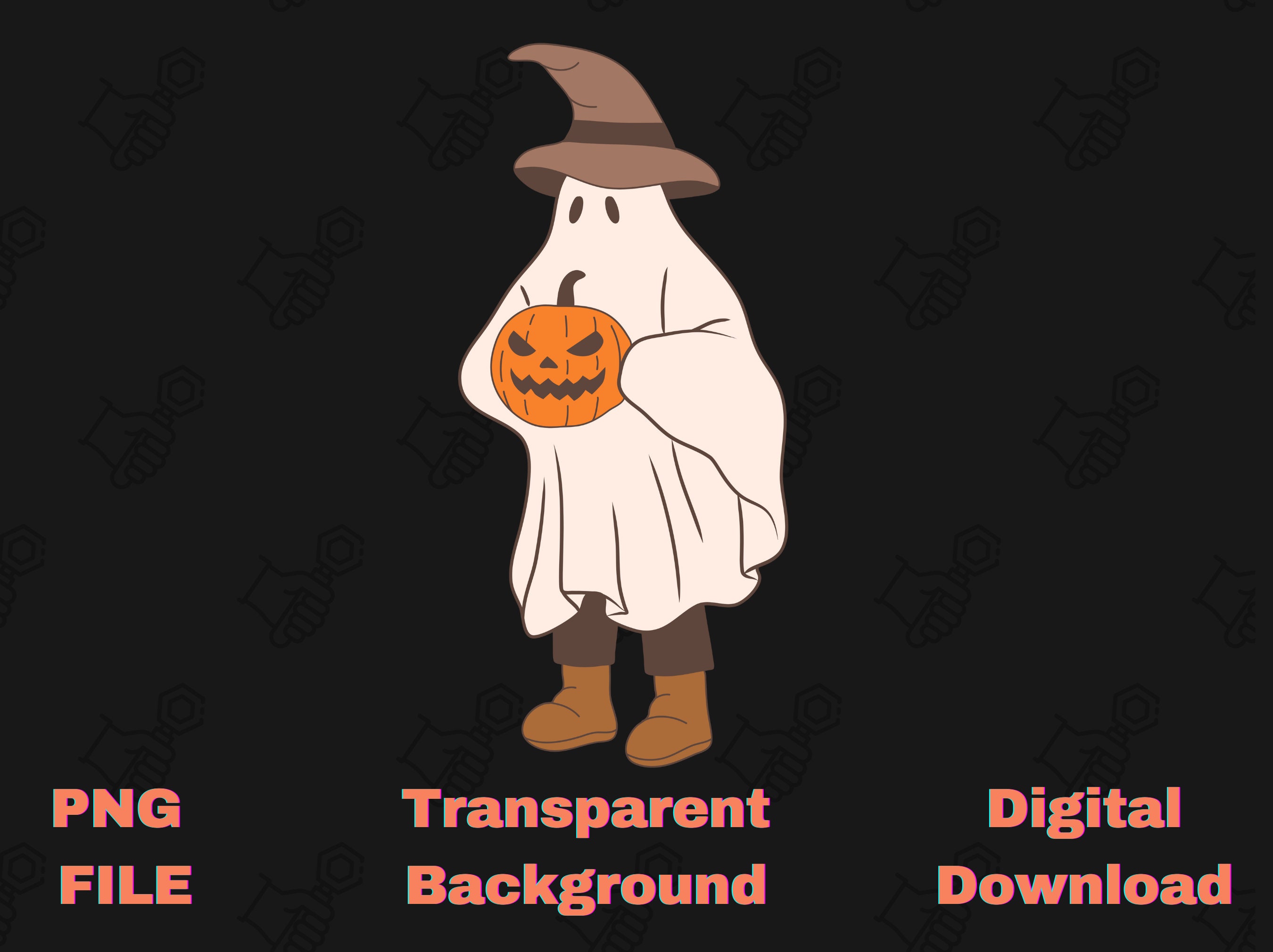 Family Member Ghosts PNG Bundle| Cute Family PNG Bundle | Ghost Family ...