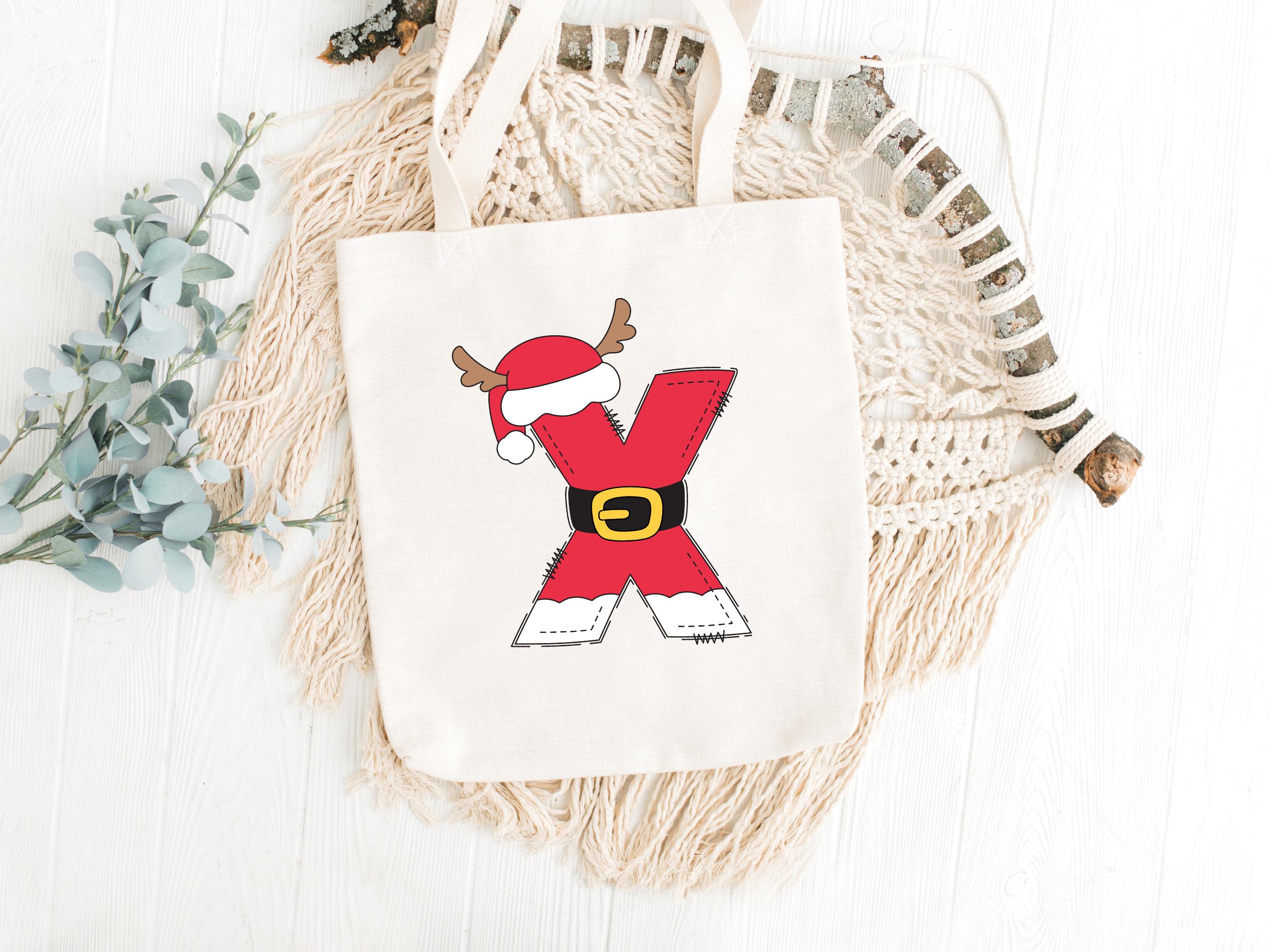Christmas Santa Alphabet PNG Bundle Santa Outfit Alphabet Clipart ...