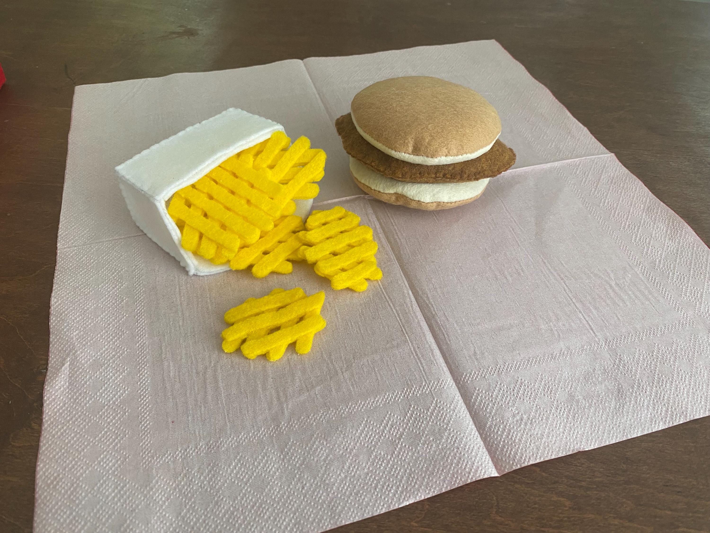 Felt Fast Food Chicken Restaurant Set ( Chicken Sandwich ) - Etsy