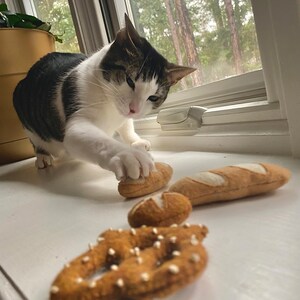 Kitty Felt Bread Basket - Etsy