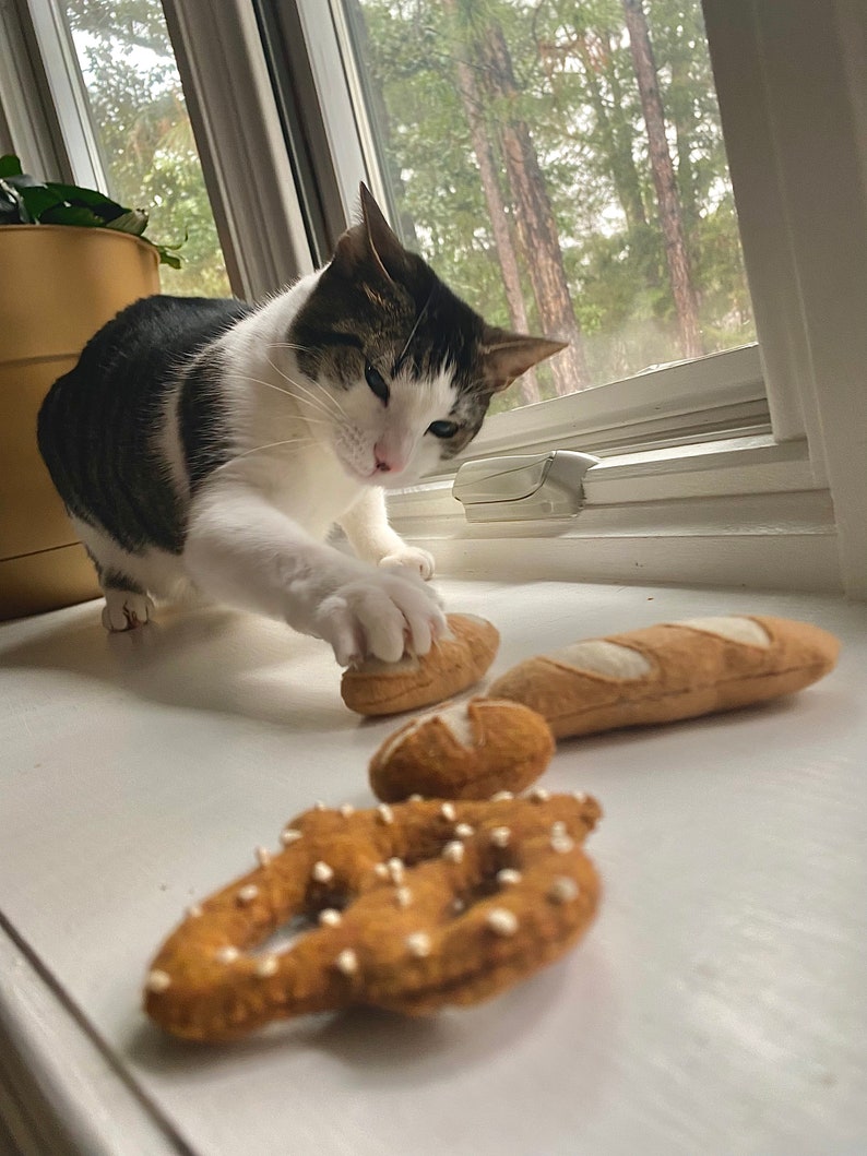 Kitty Felt Bread Basket - Etsy