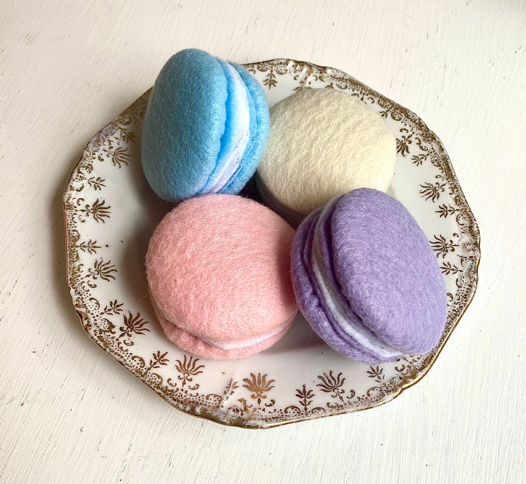 Felt Macarons 4 Piece Set - Etsy