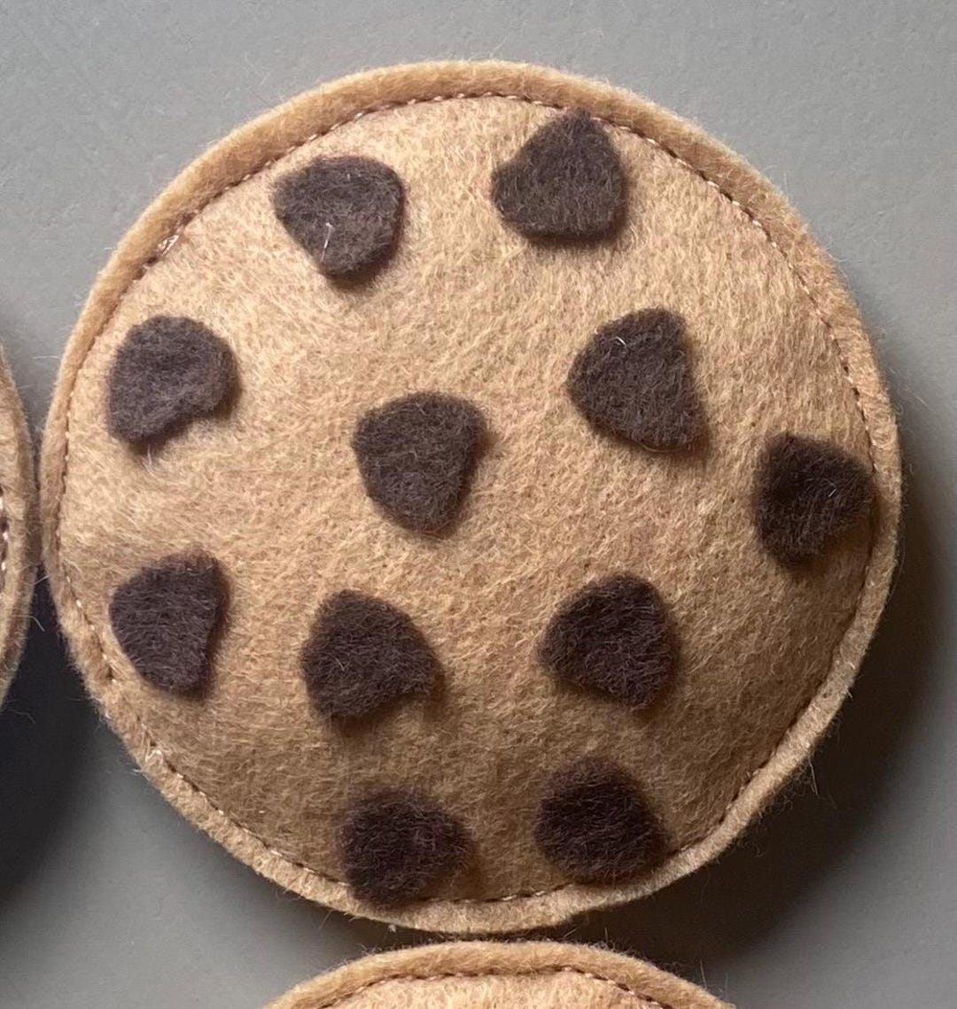 Felt Chocolate Chip Cookies - Etsy
