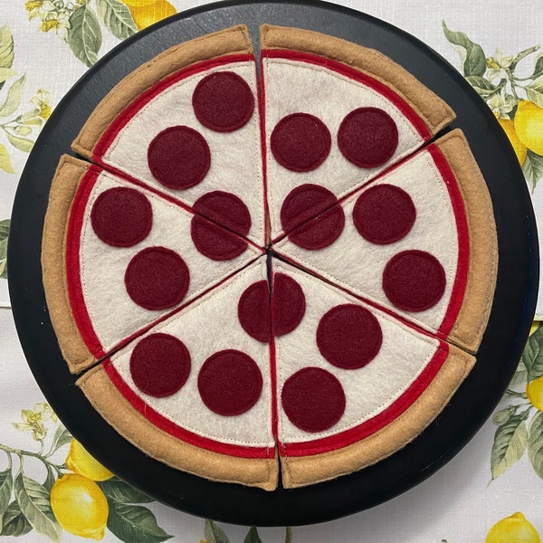 Felt Pizza - Etsy