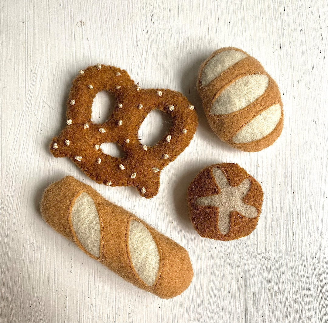 Kitty Felt Bread Basket - Etsy