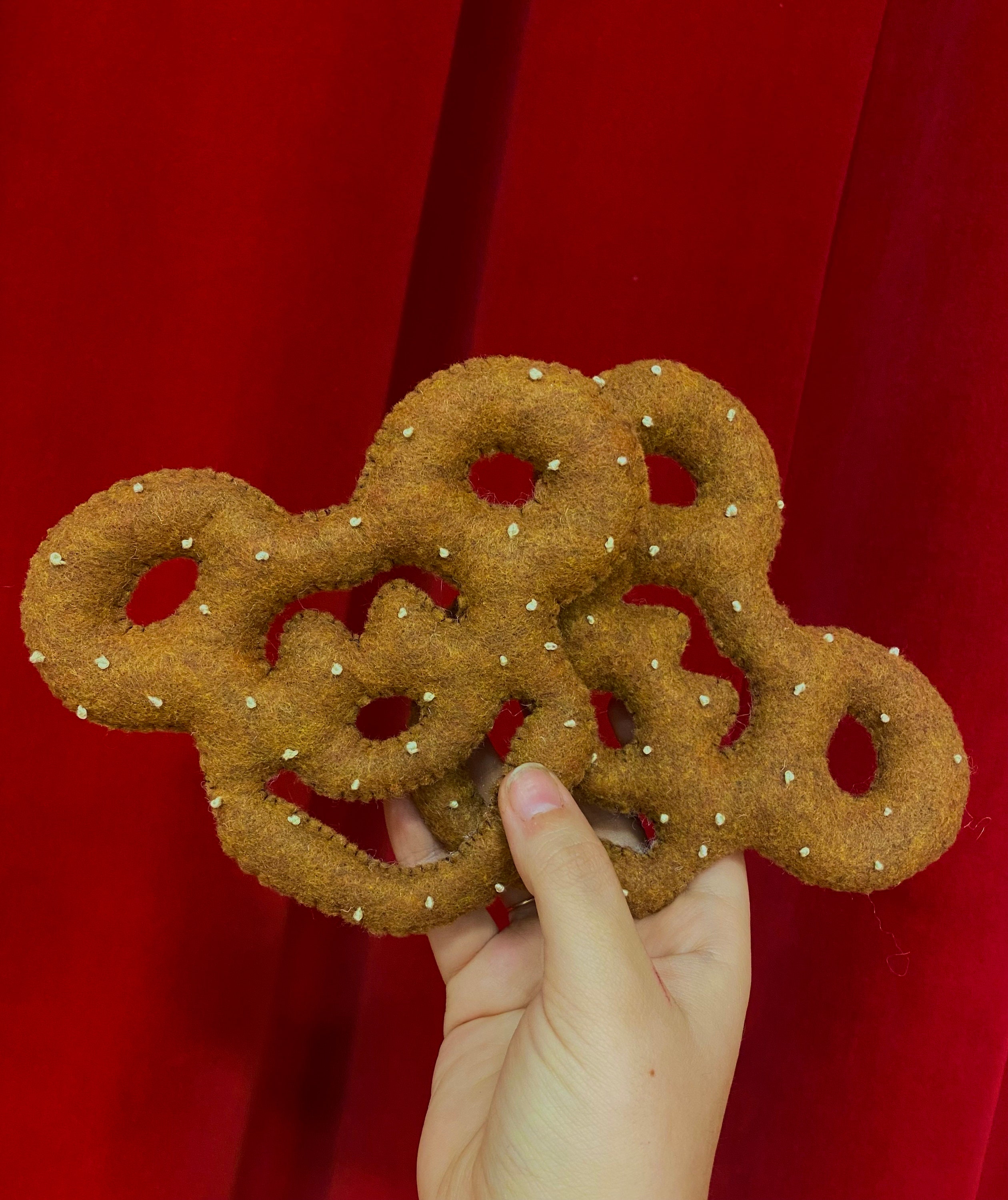 Character Felt Pretzel Toy - Etsy