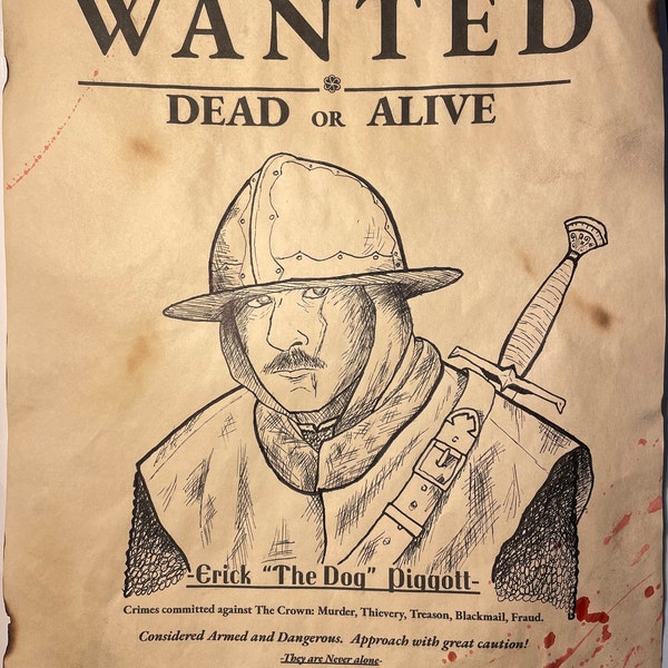 Dnd Wanted Poster - Etsy