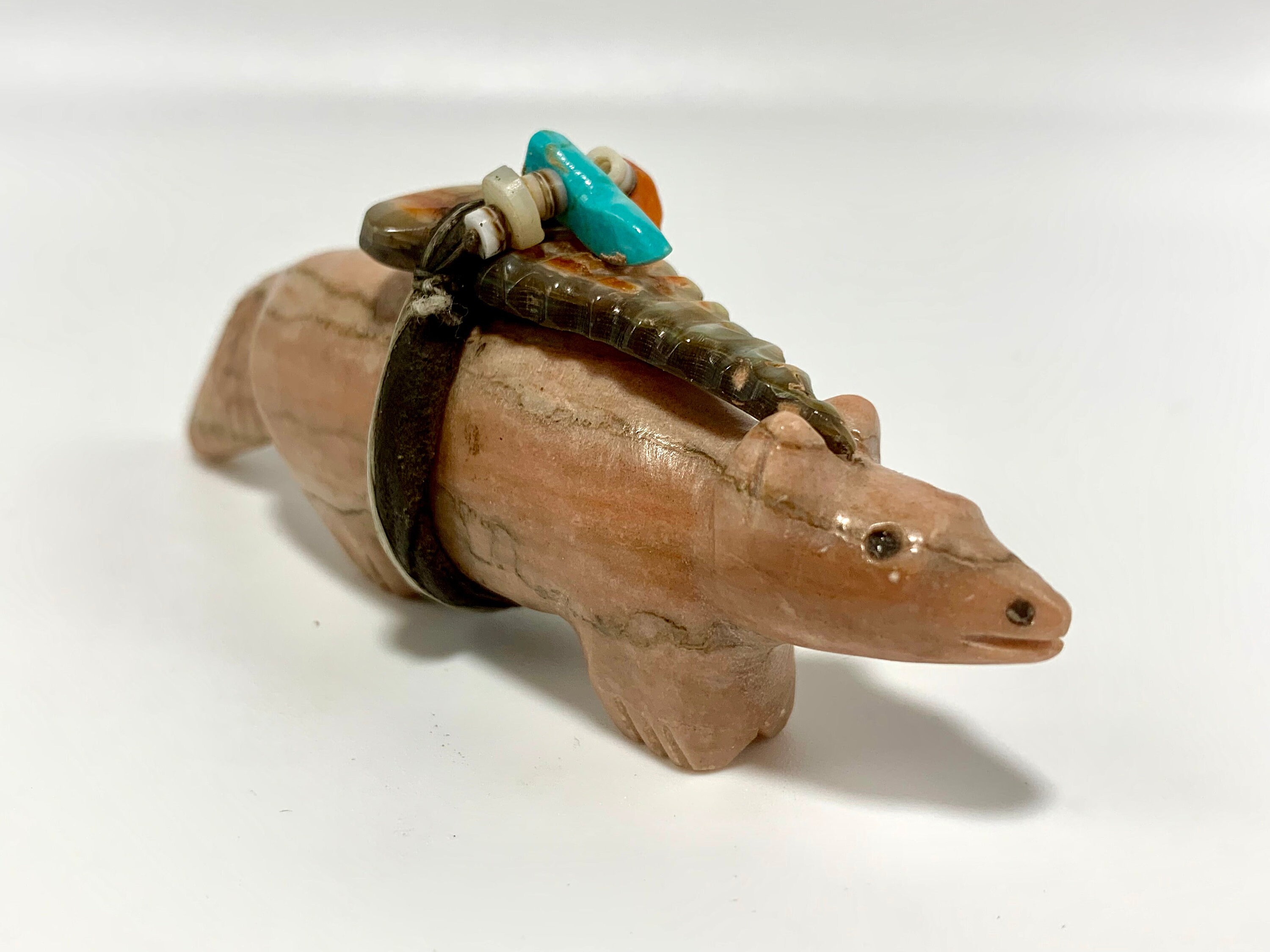 1970s Native Zuni Carved Stone Bear Fetish by Edna Leki (d.) - Etsy