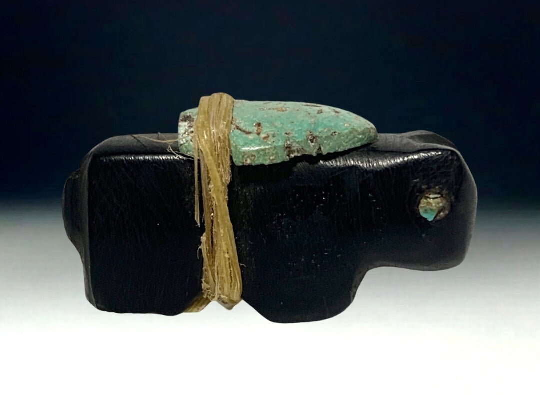 Mid Century Native Zuni Carved Jet Bear Fetish by Theodore Kucate d. - Etsy