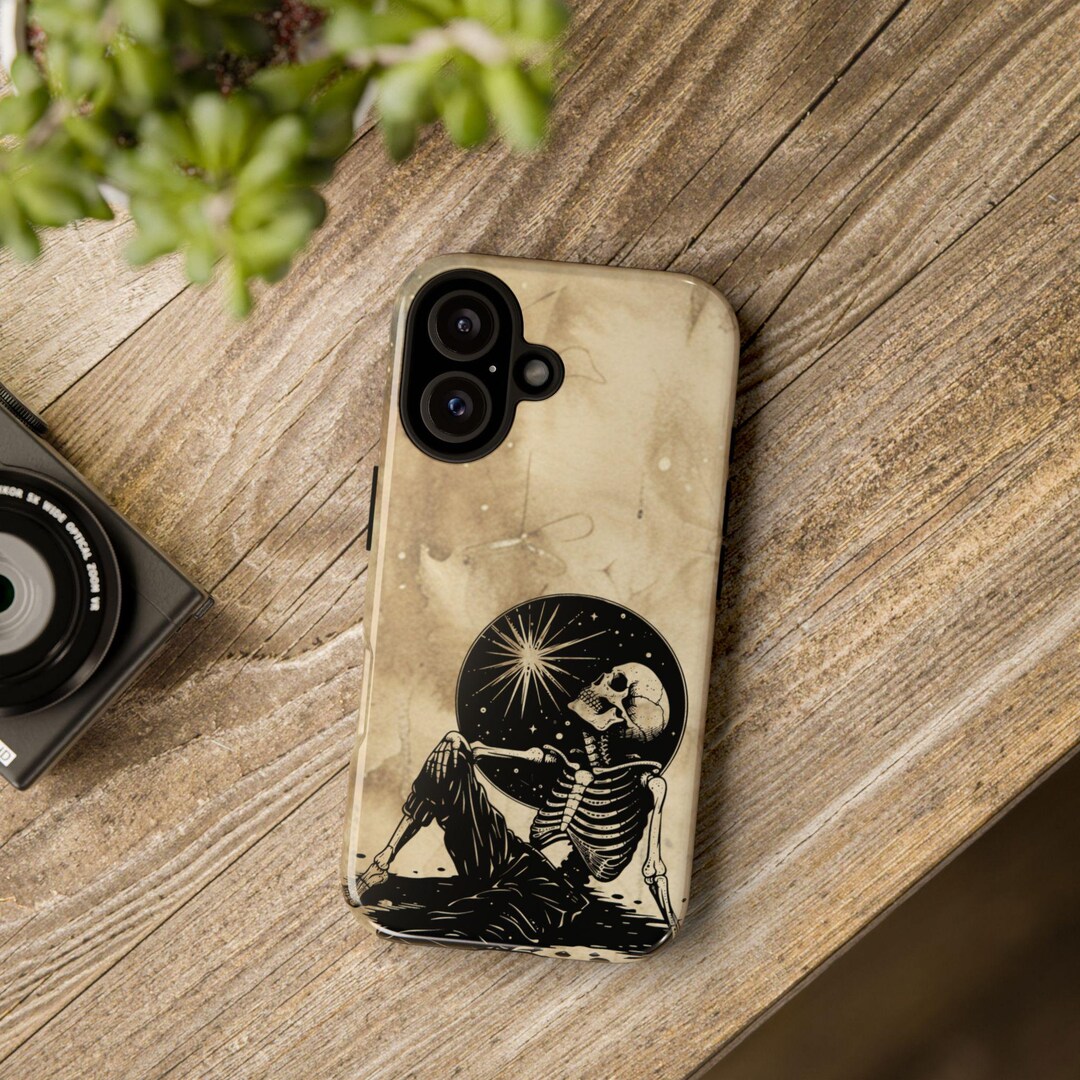 Celestial Skeleton Tough Case, Space Galaxy Phone Cover, Halloween Gift ...