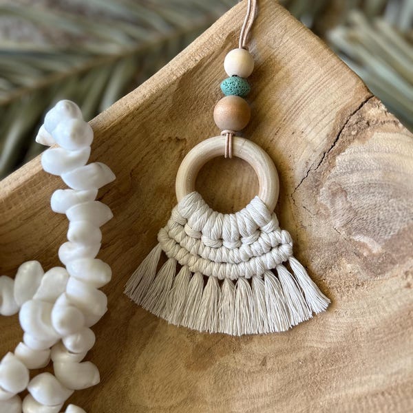 Macrame Car Diffuser - Etsy