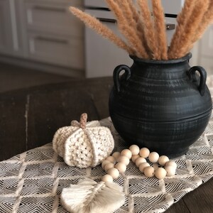 Macrame Pumpkin Hand Woven Pumpkin Decor Boho Pumpkin Decor Fall ...