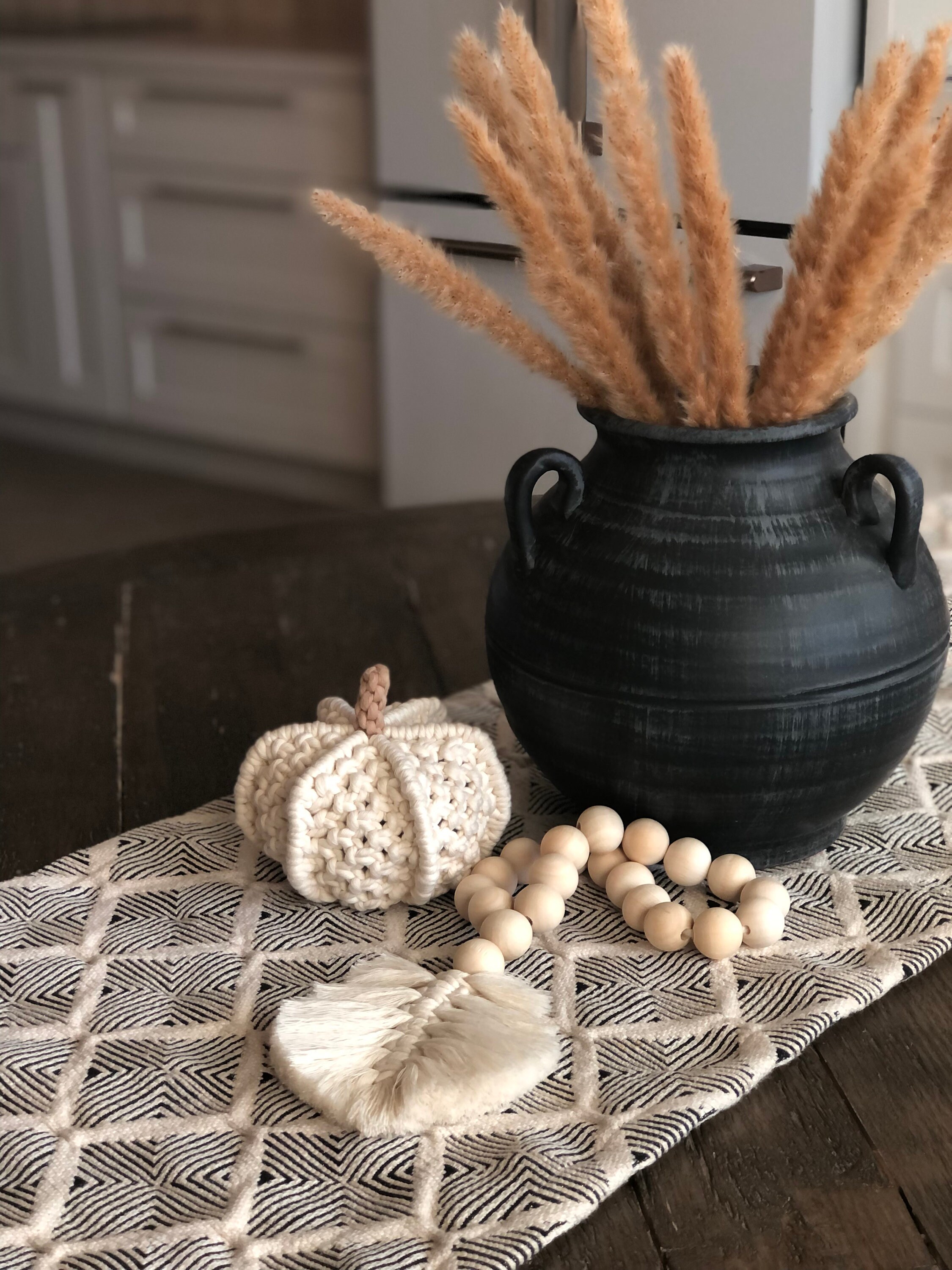 Macrame Pumpkin Hand Woven Pumpkin Decor Boho Pumpkin Decor Fall ...