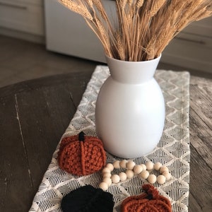 Macrame Pumpkin Hand Woven Pumpkin Decor Boho Pumpkin Decor Fall ...