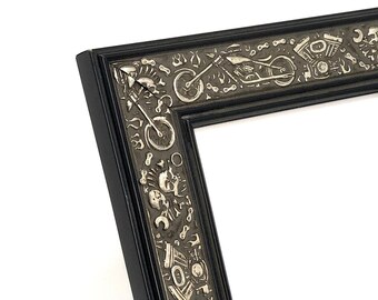 Personalized Motorcycle Picture Frame, Any Text - Etsy