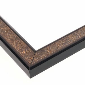 Tropical Rainforest Hawaiian Style Wood Picture Frame, Black/brown, Any ...
