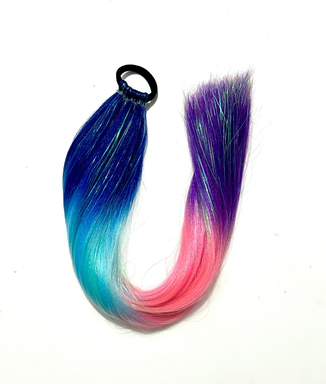 Colourful Reusable Ponytail Hair Extensions - Etsy