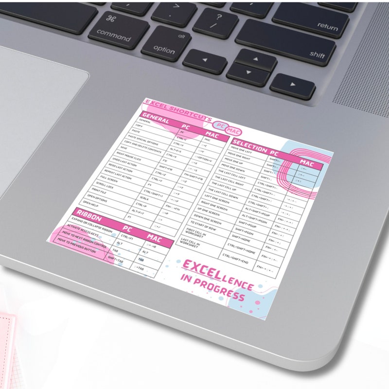 Excel keyboard shortcut for new sheet - Etsy.de