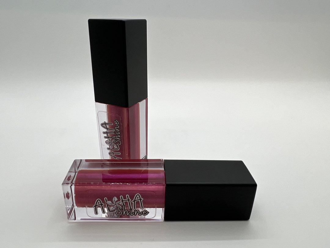 Sangria - Sparkling Cranberry Flavored Lip Gloss - Deep Red With Purple ...
