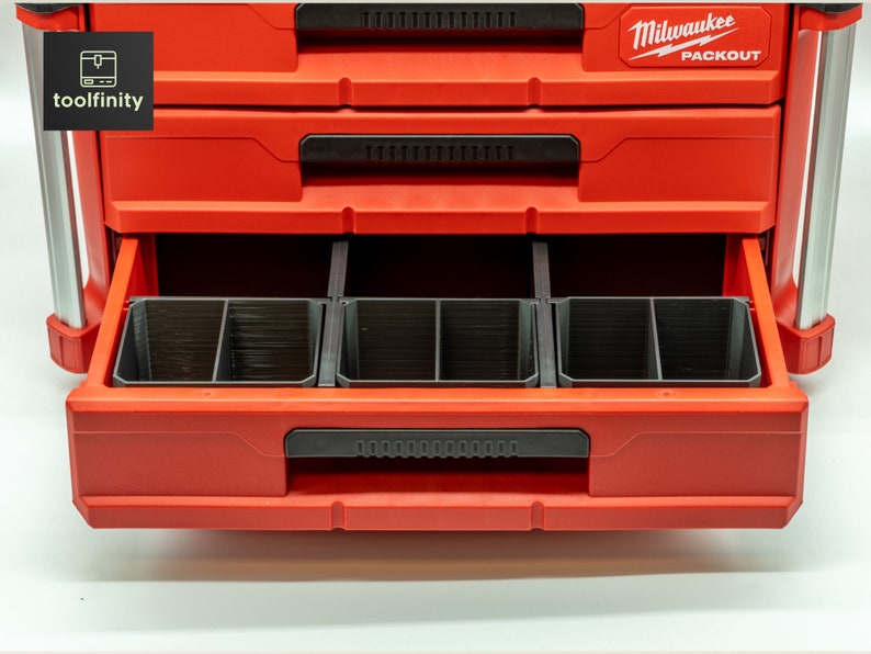 Milwaukee PACKOUT 3-drawer Toolbox Organizer Bins 3-pack - Etsy