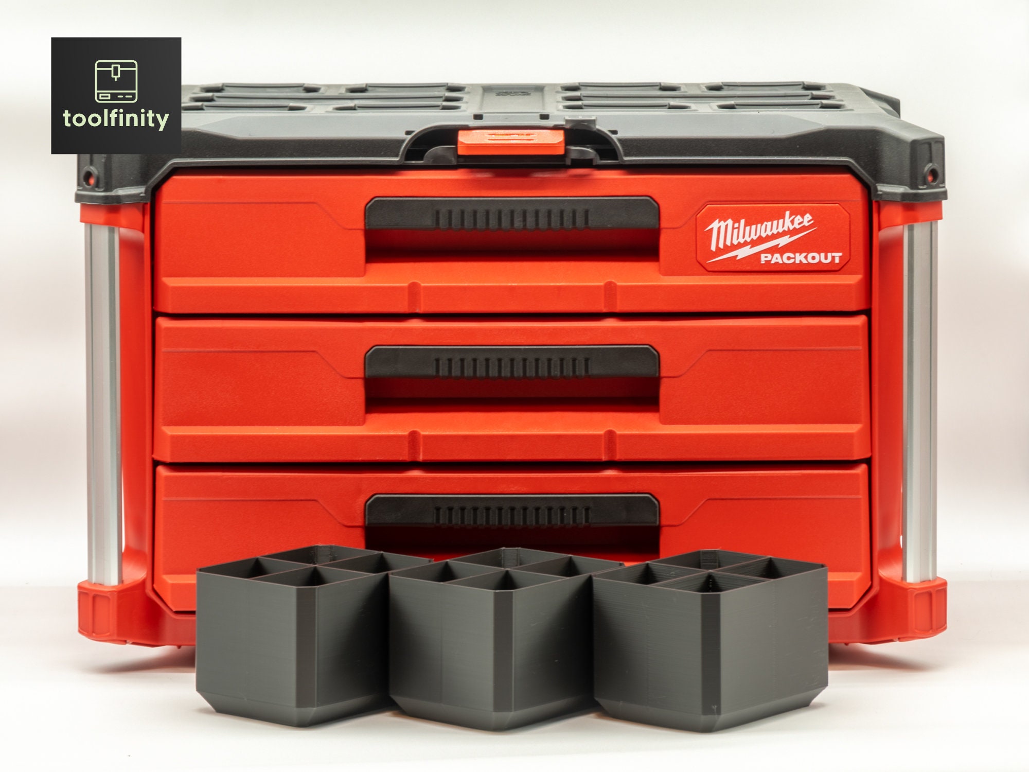 Milwaukee PACKOUT 3-drawer Toolbox Organizer Bins (3-pack) - Etsy
