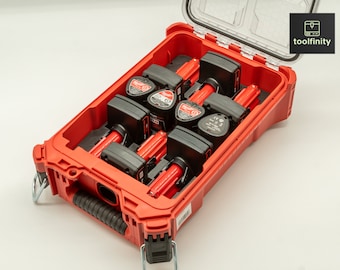 Milwaukee Packout M12 Battery Rack Insert - Etsy