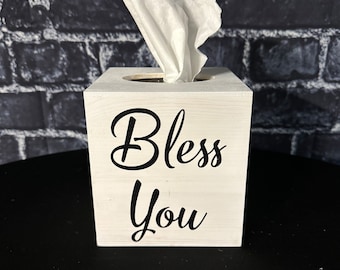 God Bless You Tissue Box - Etsy