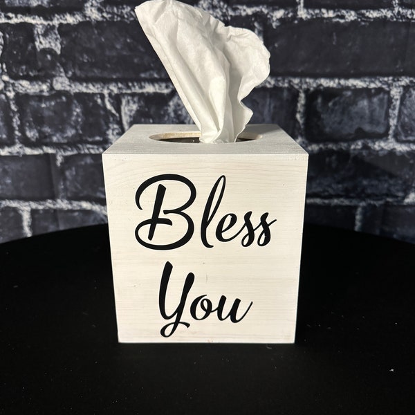 Bless You Tissue Box - Etsy
