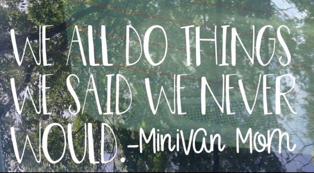 Minivan Mom Decal - Etsy