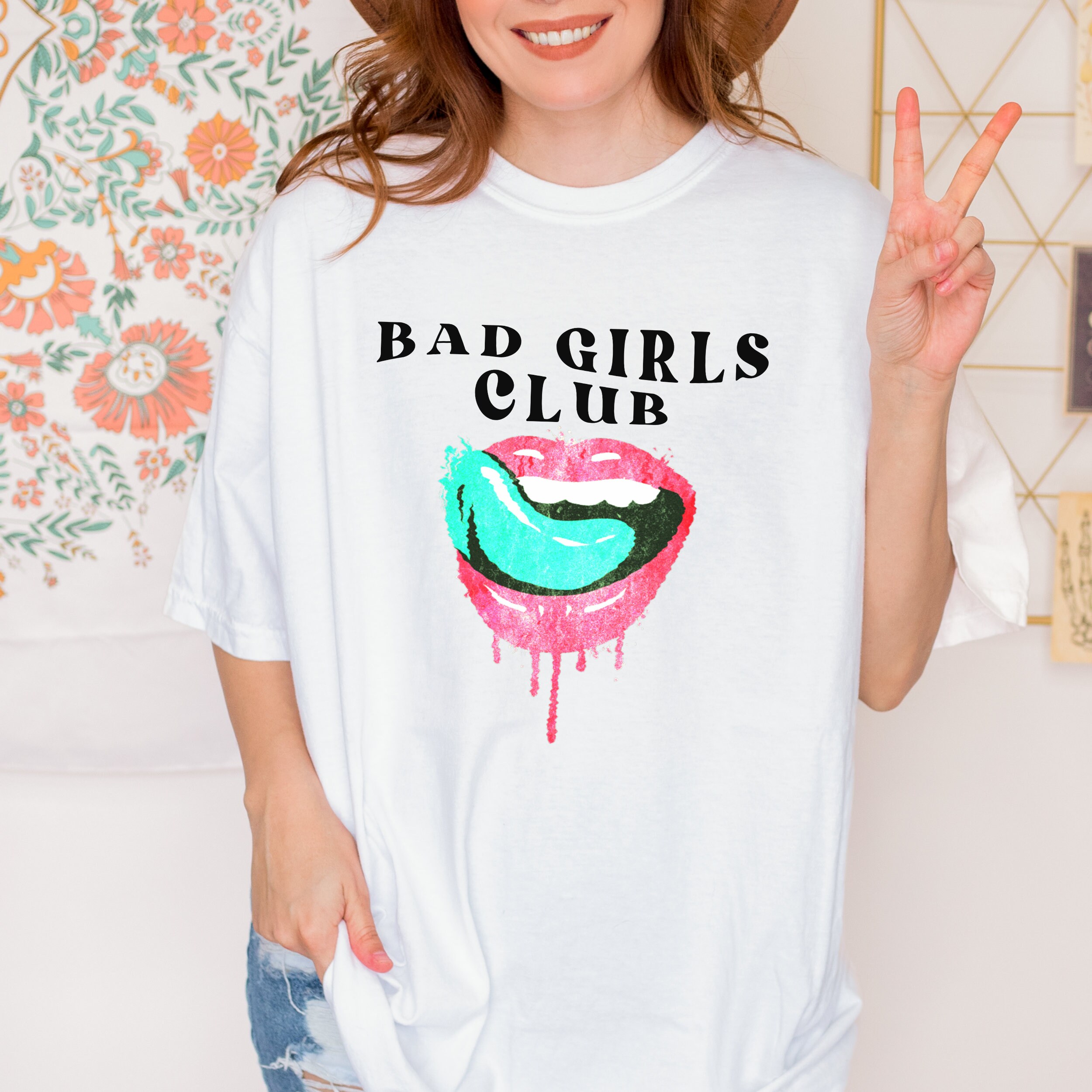 Falling in Reverse Shirt Bad Girls Club Shirt Band Shirt Distressed ...