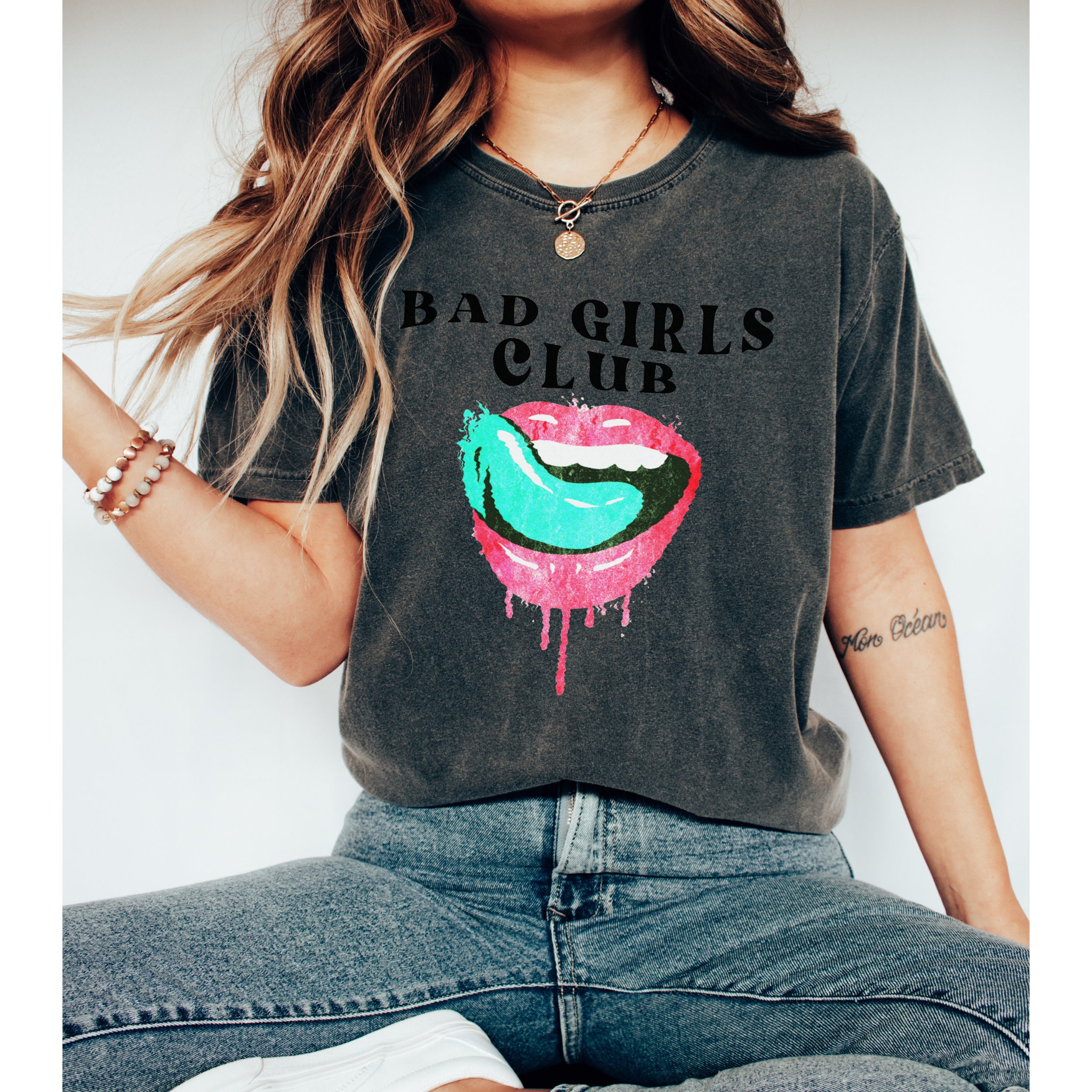 Falling in Reverse Shirt Bad Girls Club Shirt Band Shirt Distressed ...