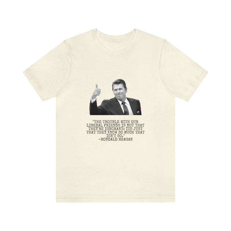 Quote Shirt, Ronald Reagan T-shirt, Patriot Tee, Backyard Grilling ...